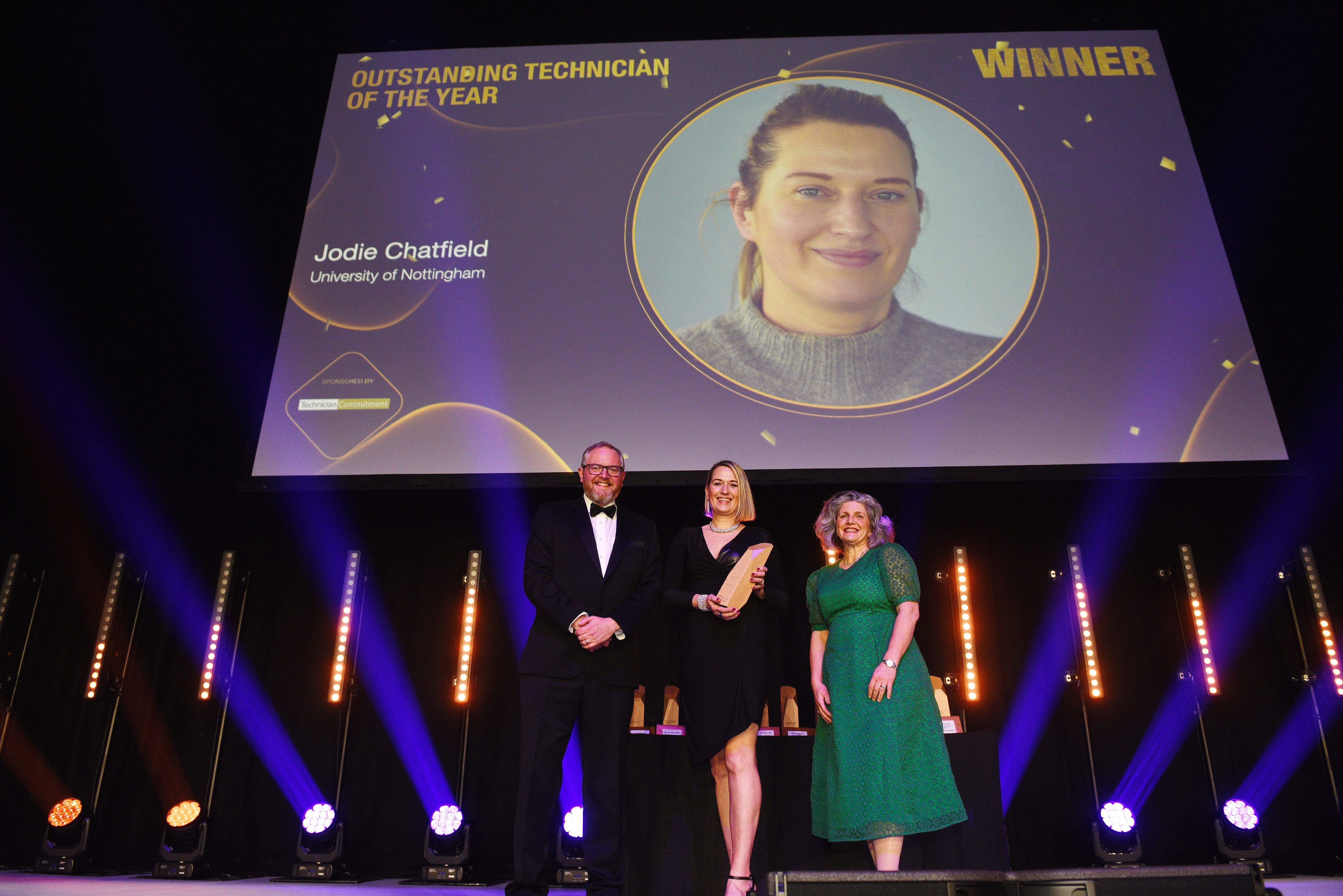 THE Awards names Jodie Chatfield Outstanding Technician of the Year 2024 | Technicians